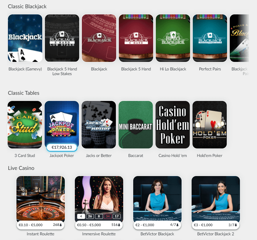 BetVictor Online Casino Review and Bonus - AboutSlots
